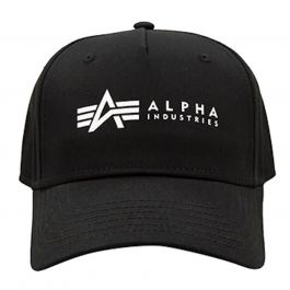 Alpha Cap - Black - Cappellino con Visiera Nero